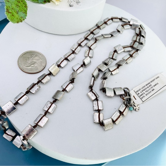 Lucky Brand | Jewelry | Lucky Brand Vintage Silver Toned Chain Necklace ...